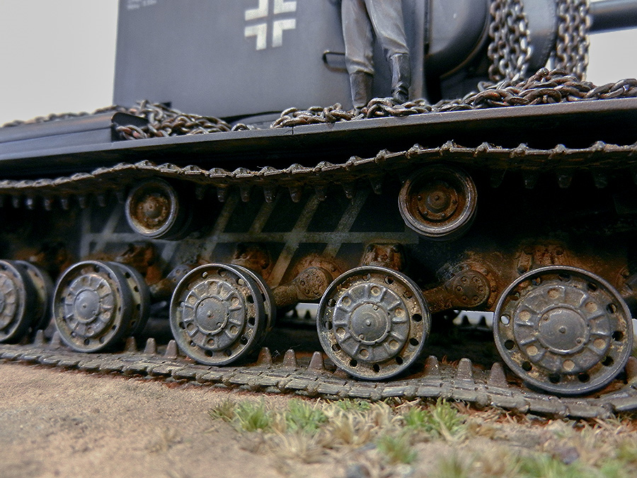 鹵獲KV-2 橋重量テスト 1940年11月 / 製作 : 濱野敦行